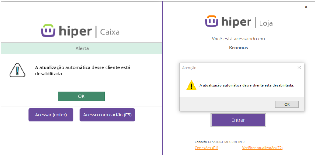 Como atualizar o Hiper Loja / Hiper Caixa