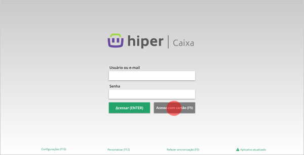 Como acessar o Hiper Caixa com cartão